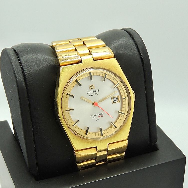 Montre Tissot PRS 516 GL Day Date Automatic vintage (D'occasion) à ...