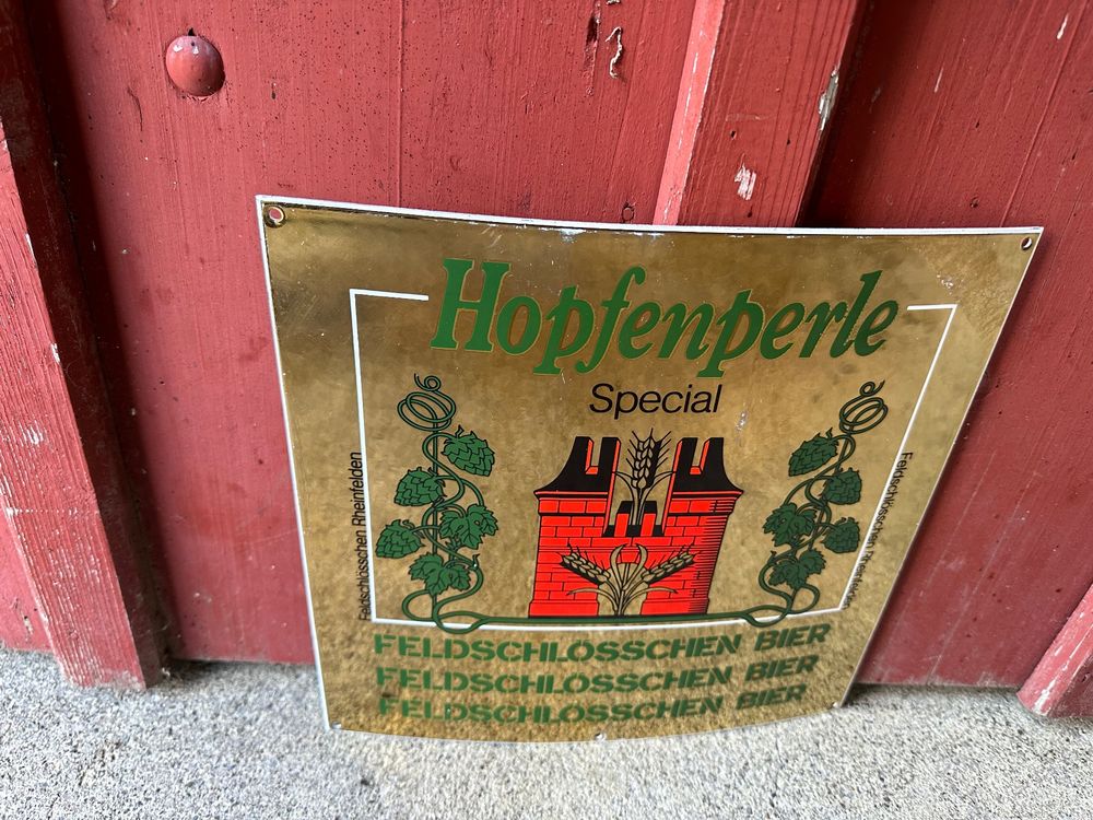 Feldschlösschen bier hopfenperle special werbung reklame (Gebraucht) in ...