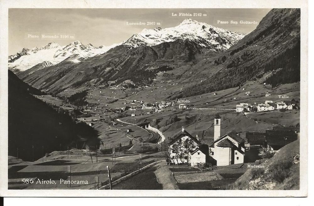 Madrano TI bei Airolo, Valle Leventina ca. 1950 (Neu (gemäss ...