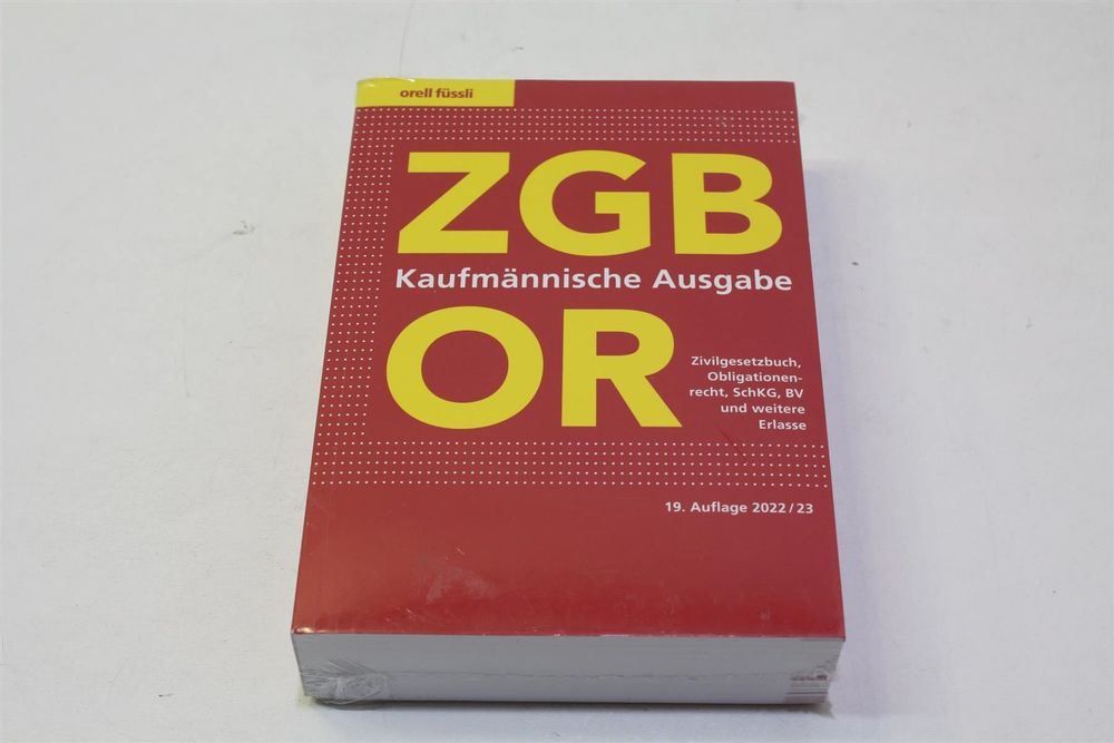 ZGB/OR Zivilgesetzbuch (14903) (Neu (gemäss Beschreibung)) in Zürich ...