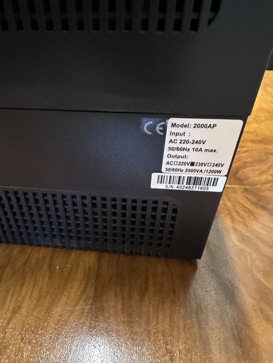 Sicotec Raptor Line Interaktine USV 2000 AP (Gebraucht) in Strengelbach für CHF 5 – mit ...