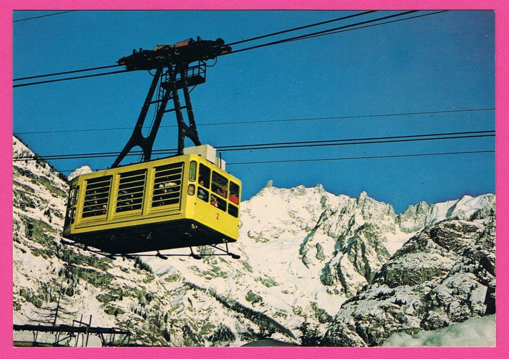 Courmayeur IT 1980 Luftseilbahn / Rückseite beschrieben (Gebraucht) in ...