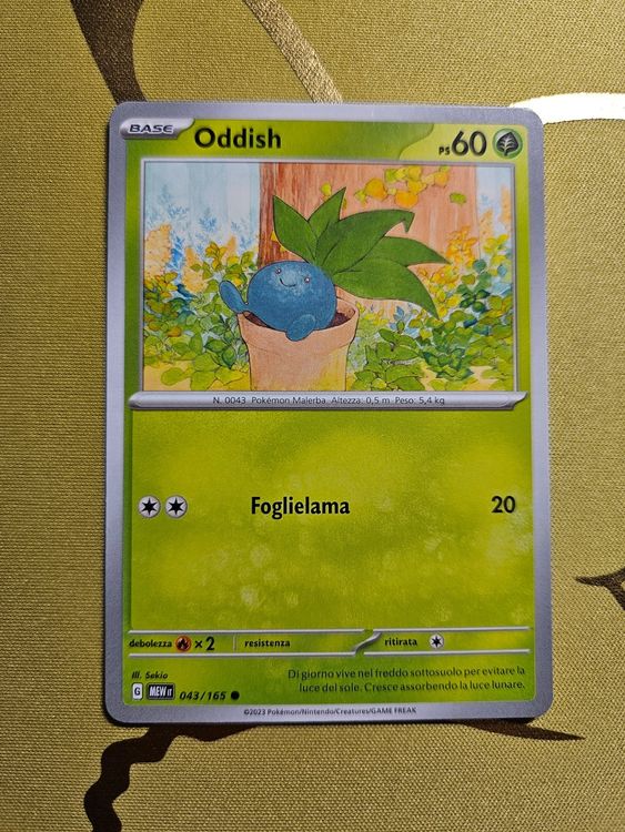 151 - Oddish 043/165 (Gebraucht) in Bellinzona für CHF 0.3 – mit ...