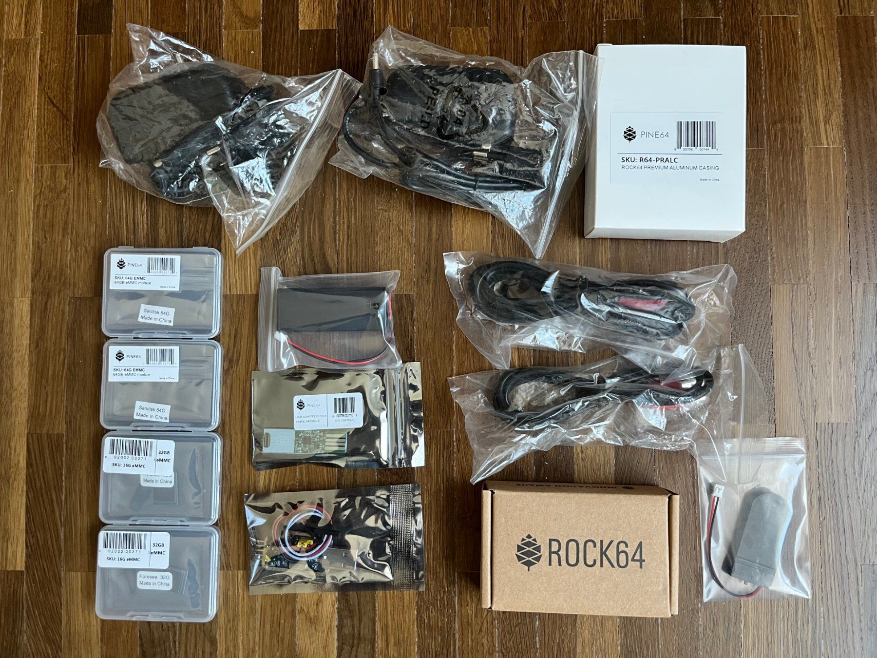 Rock64 Single Board Computer (4 GB RAM) mit viel Zubehör (Neu und ...