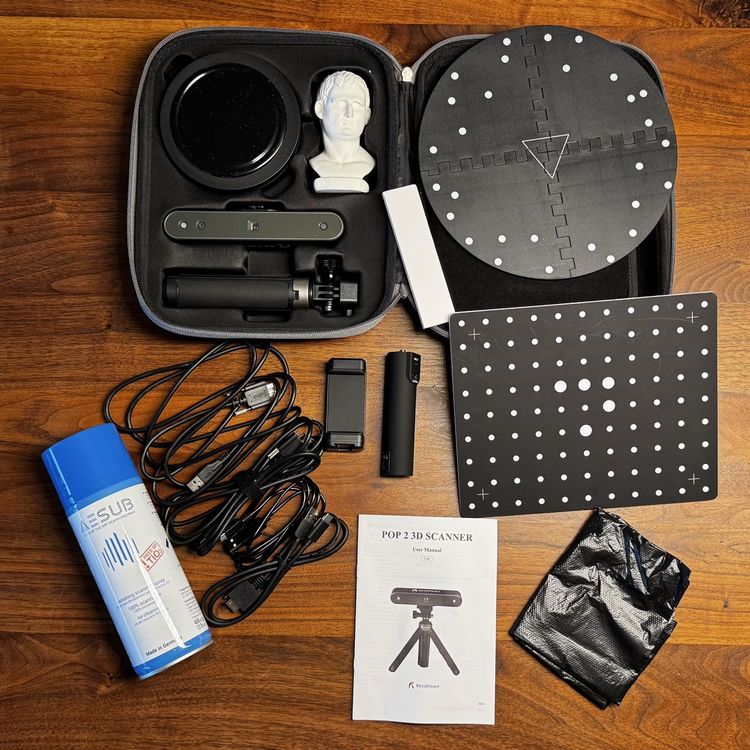 3D Scanner Revopoint POP 2, mit viel Zubehör (Neu (gemäss Beschreibung ...