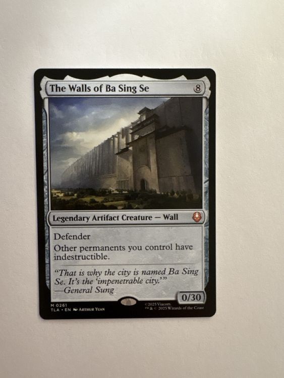 Magic The Gathering Card: The Walls of Ba Sing Se M/NM🔥 MTG (Neu ...