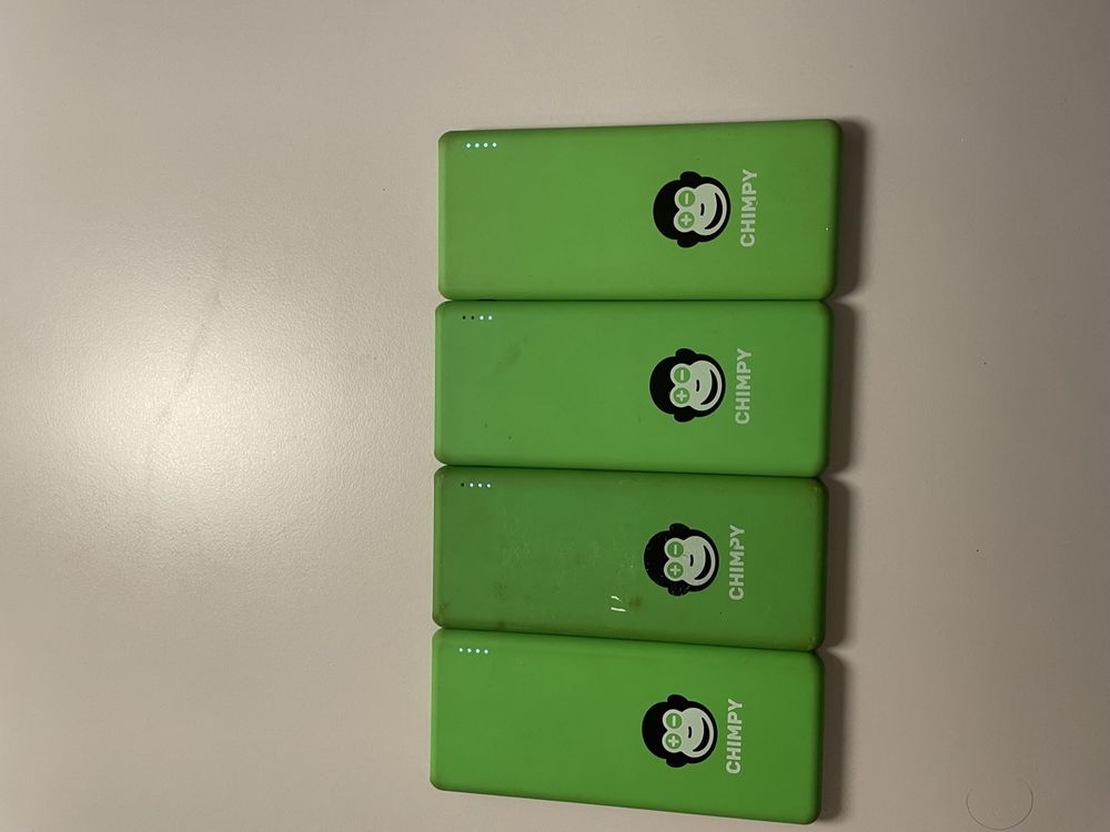 4x Powerbank grün CHIMPY | Kaufen auf Ricardo