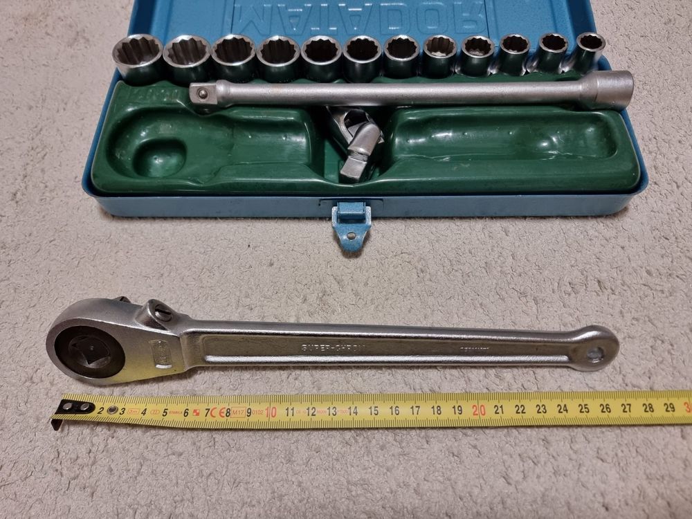 Ratsche Set 1/2 zoll Matador wie Hazet/ Gedore neuwertig (Gebraucht) in ...