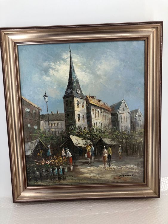 Caroline Burnett Ölgemälde signiert, gerahmt (Gebraucht) in Uster für CHF 25 – nur Abholung auf ...