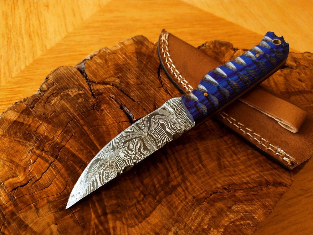 Damastmesser DAMASCUS Knife Messer Damast Jagdmesser Sport (Neu und ...