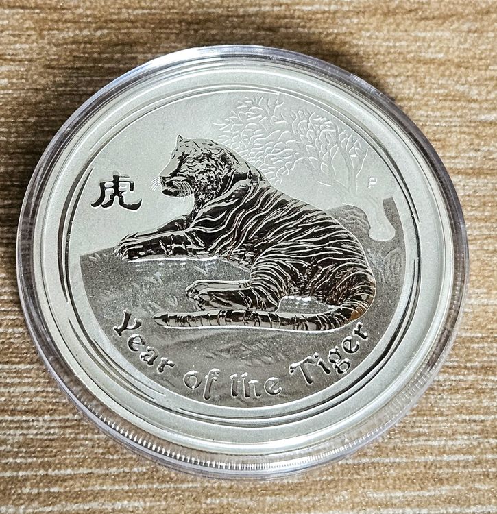 Australien 2 Unzen Silber Lunar Tiger / Sehr selten!! Ab 1.- (Neu und originalverpackt) in ...