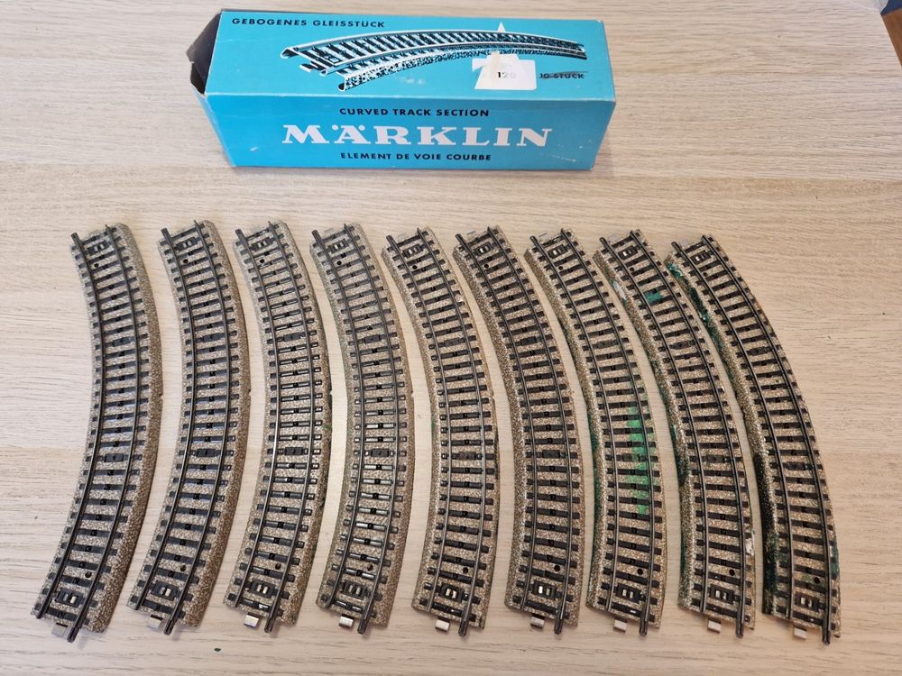Märklin 9 x 5120 gebogenes gleis M H0 (1) | Kaufen auf Ricardo