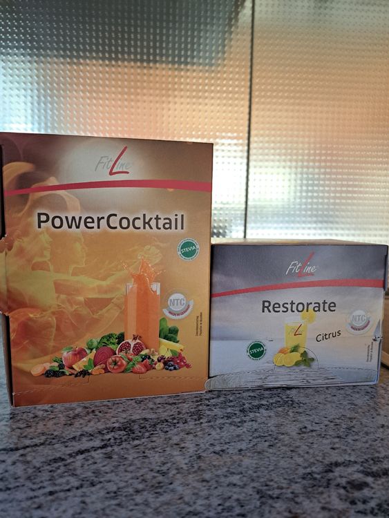 FitLine Power Cocktail + Restorate Citrus (Neu und originalverpackt) in ...