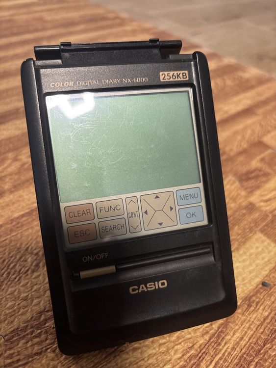 Casio Digital Diary NX-6000 - Vintage PDA | Kaufen auf Ricardo