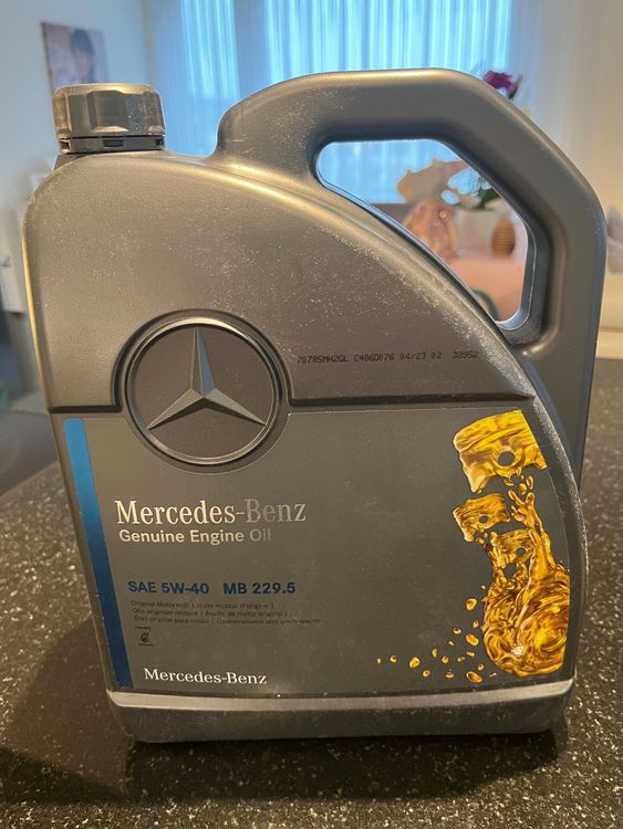 Motorenöl SAE 5w-40 MB 229.5 Original und ungeöffnet. (Neu und ...