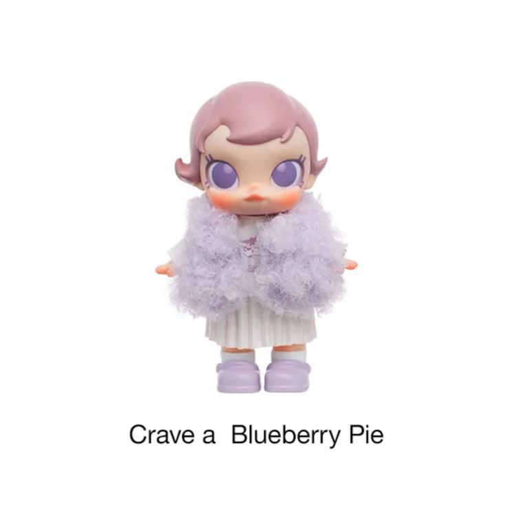 POP MART MOLLY Winter Fit Check Vinyl Pendant BLUEBERRY PIE (Neu und ...