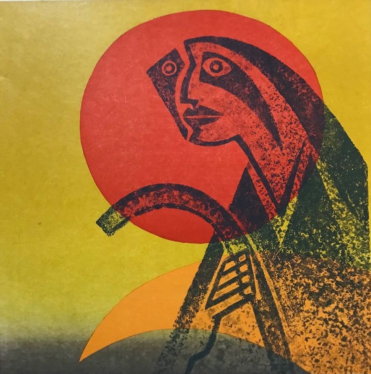 FERDINAND KAUS HOLZSCHNITT SIGNIERT BEZ.KÜNSTLERPROBE (Gebraucht) in ...