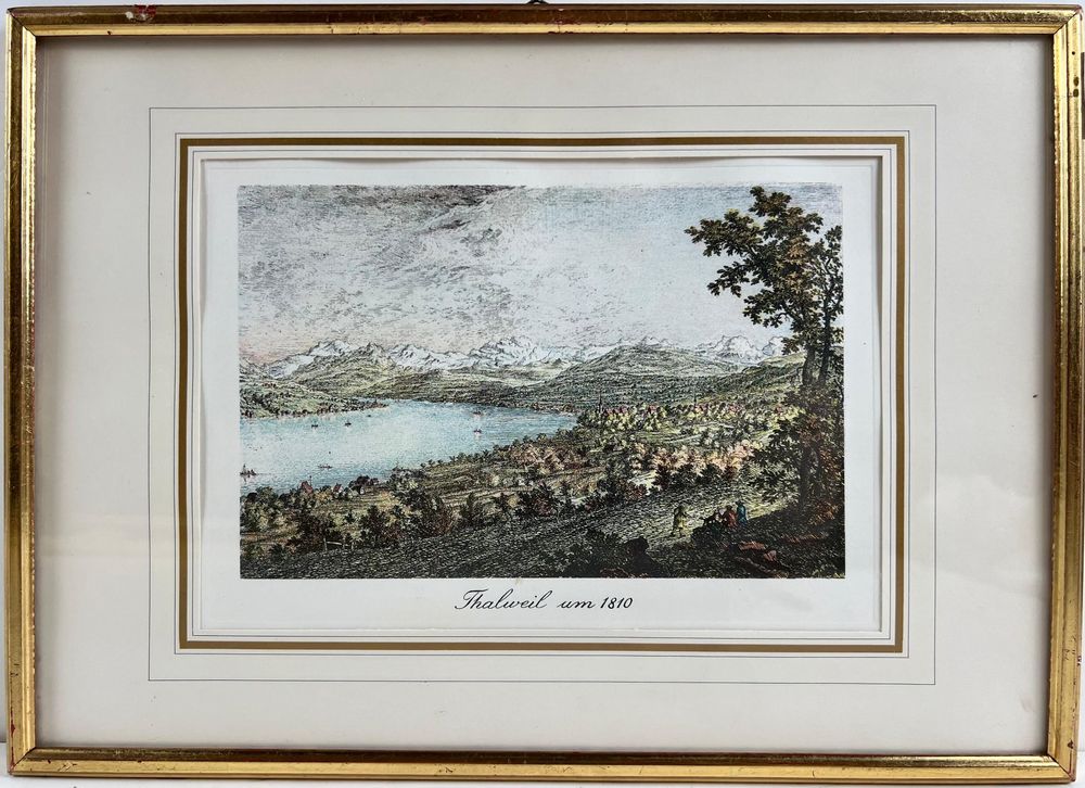 Thalweil um 1810 Lithographie (Gebraucht) in Neuhausen am Rheinfall für CHF 10 – mit Lieferung ...