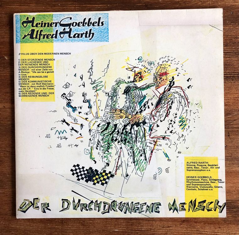 Heiner Goebbels/Alfred Harth – ... Mensch/Indianer... LP (Gebraucht) in ...