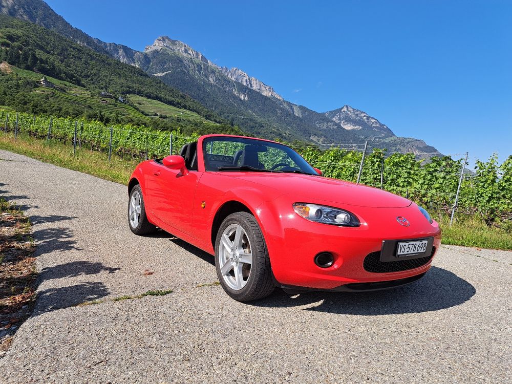 Mazda MX-5 cabriolet rouge, 59000km! (Gebraucht) in Fully für CHF 9000 ...