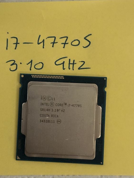 CPU Intel Core i7-4770S . 3.10 GHz. Gebraucht | Kaufen auf Ricardo