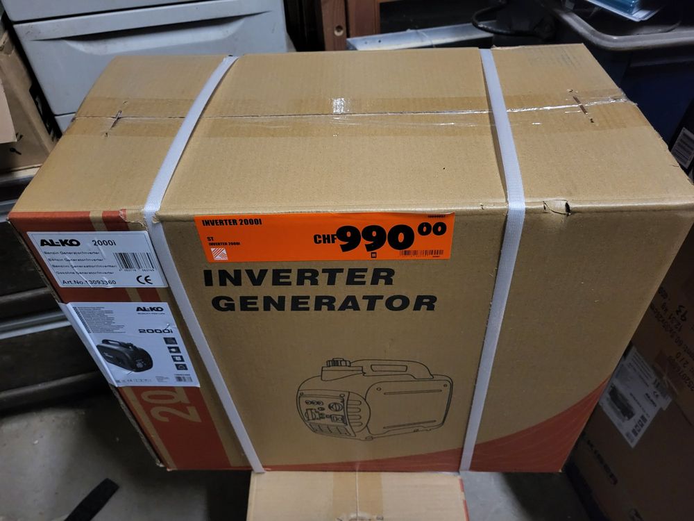 AL-KO 2000i Stromerzeuger inverter stromgenerator (Neu und originalverpackt) in Gossau SG für ...