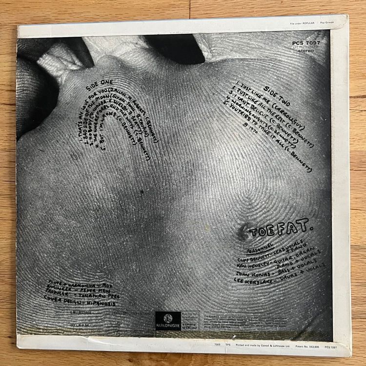 Toe Fat - Same // 1. UK-Press. 1970 | Kaufen auf Ricardo