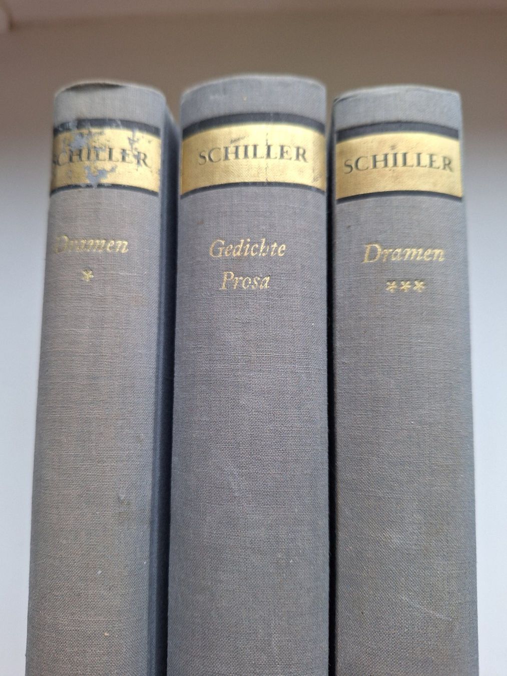 Schiller: Dramen, Gedichte und Prosa - Drei Bände Klassik (Gebraucht ...