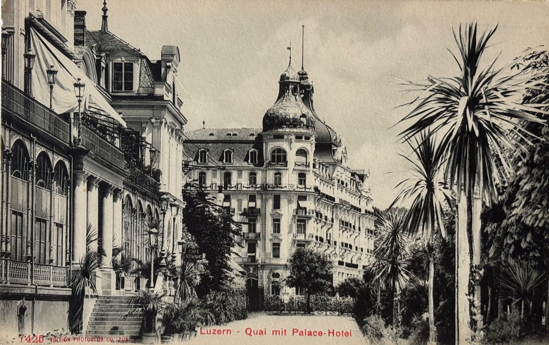 Luzern, Quai mit Palace Hotel (Gebraucht) in Frauenfeld für CHF 3.8 ...
