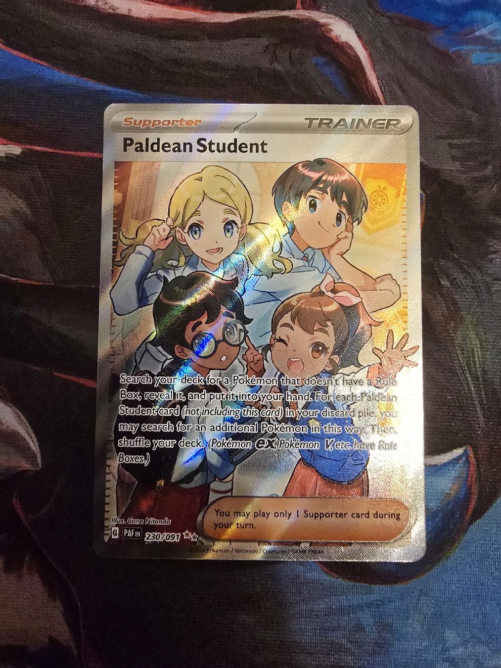 Carte Pokémon Paldean Student - Etat impeccable (Neuf (Voir description ...