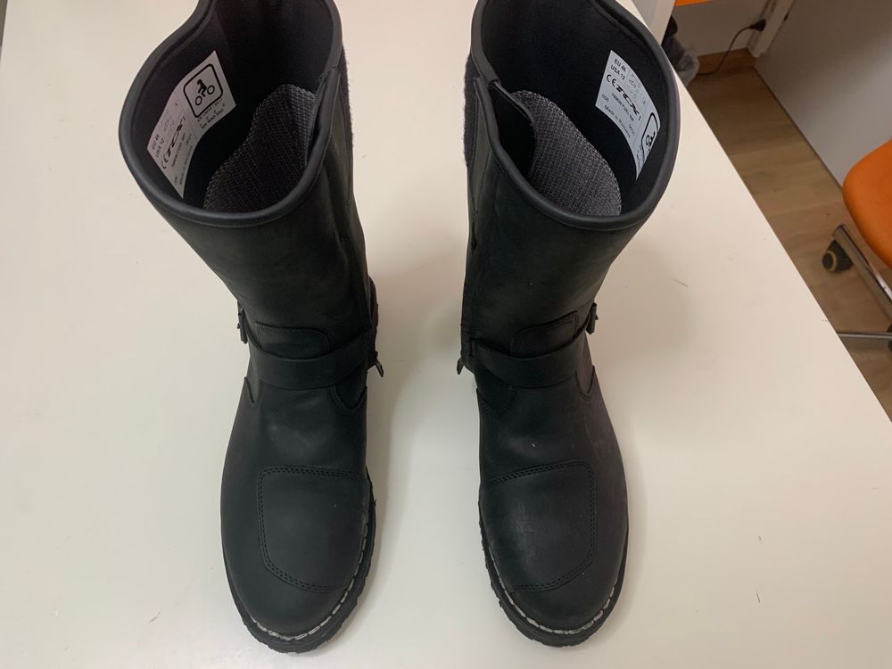 BIKER STIEFEL / BOOTS GR. 46 VON TCX - T-DRY | Kaufen auf Ricardo