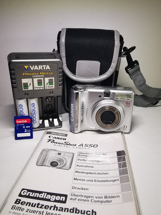 Canon PowerShot A550 & Batterieladegerät (Gebraucht) in Crissier für ...