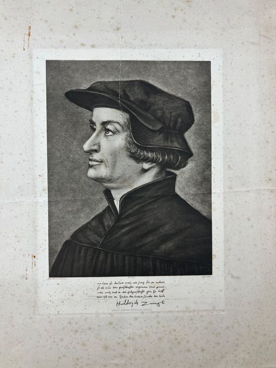 Huldrych Zwingli Portrait Radierung (Gebraucht) in Neuhausen am ...