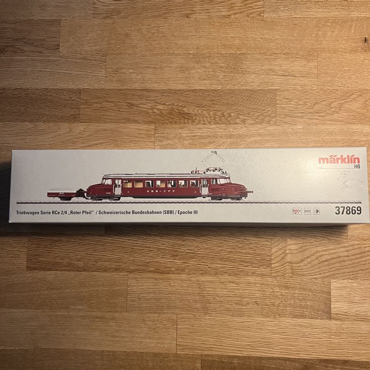 Märklin 37869 Triebwagen Serie RCe 2/4 Roter Pfeil SBB (Neu (gemäss ...