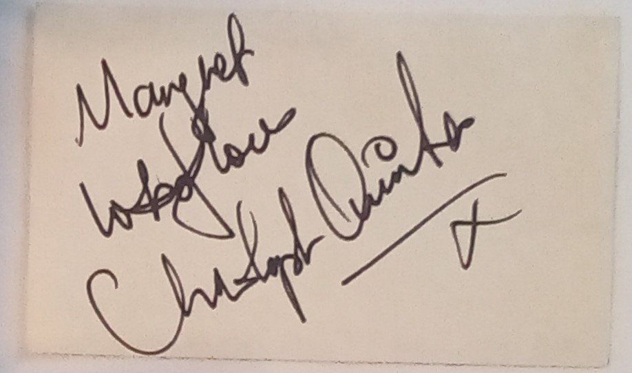 Christopher Quinten Autogramm signiert Karte 7x10cm | Kaufen auf Ricardo