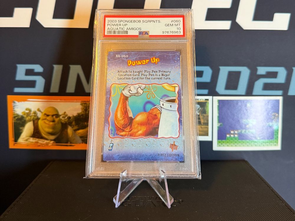 Spongebob Aquatic Amigos Power Up #060 UD 2003 PSA10 (Neu und ...