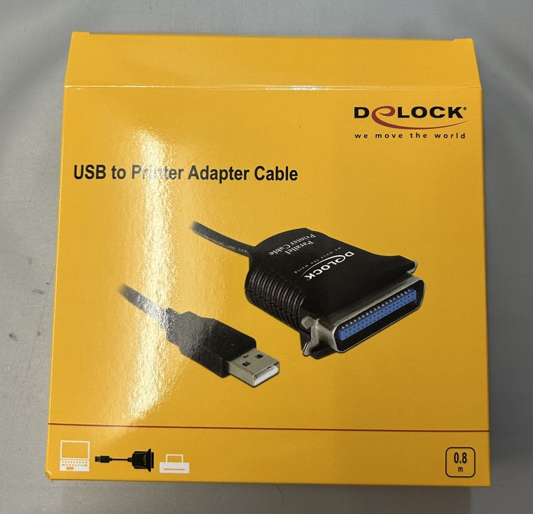 USB to Printer Adapter Cable (Neu (gemäss Beschreibung)) in ...