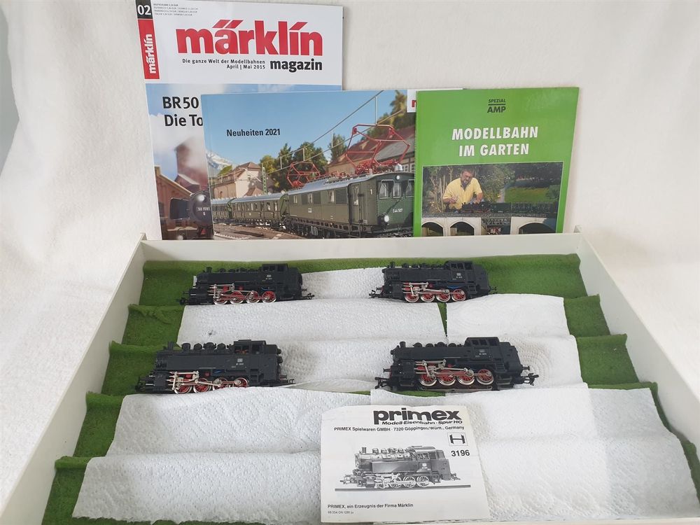 Märklin H0/WS Primex 4 x 3196 Dampfloks (Defekt) in Mehlsecken für CHF ...
