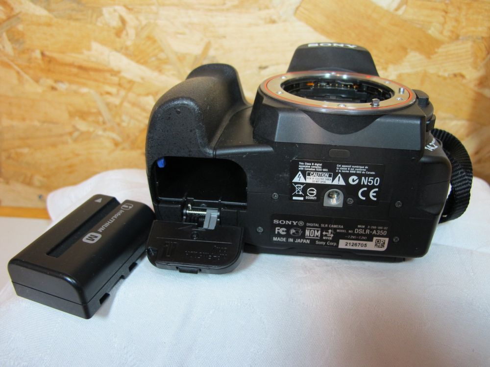 Sony Alpha 350 Spiegelreflex Kamera Nur Body (Defekt) in Dettighofen für CHF 15 – mit Lieferung ...