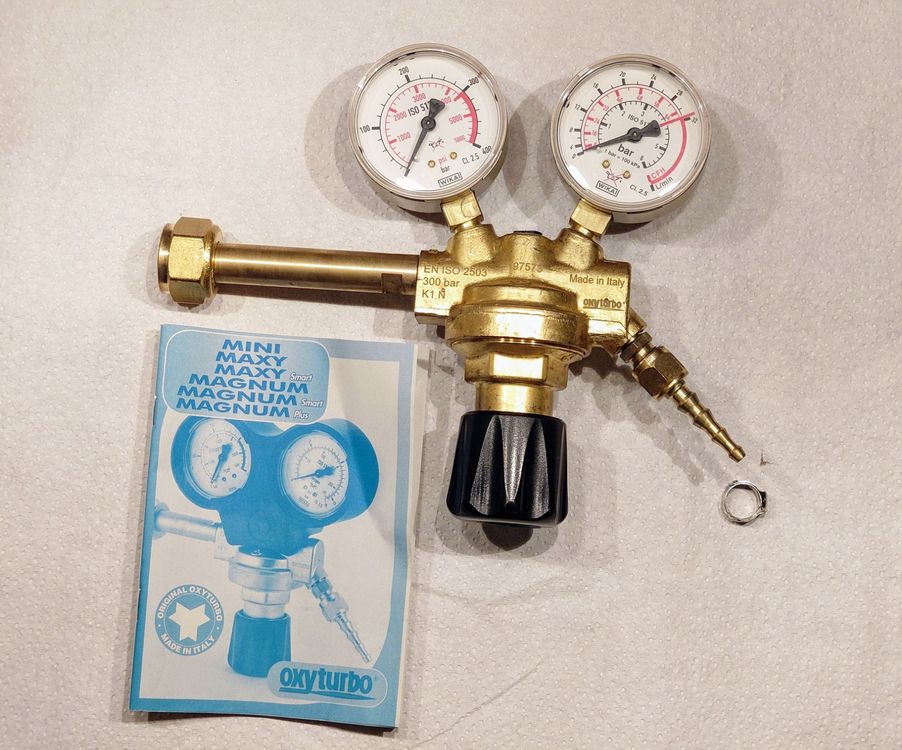 Druckminderer Ar/Co2 Arbeitsmanometer für Schweissgerät (Neu (gemäss ...