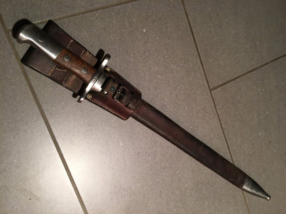 1 schönes Faschinenmesser + Lederscheide | Kaufen auf Ricardo