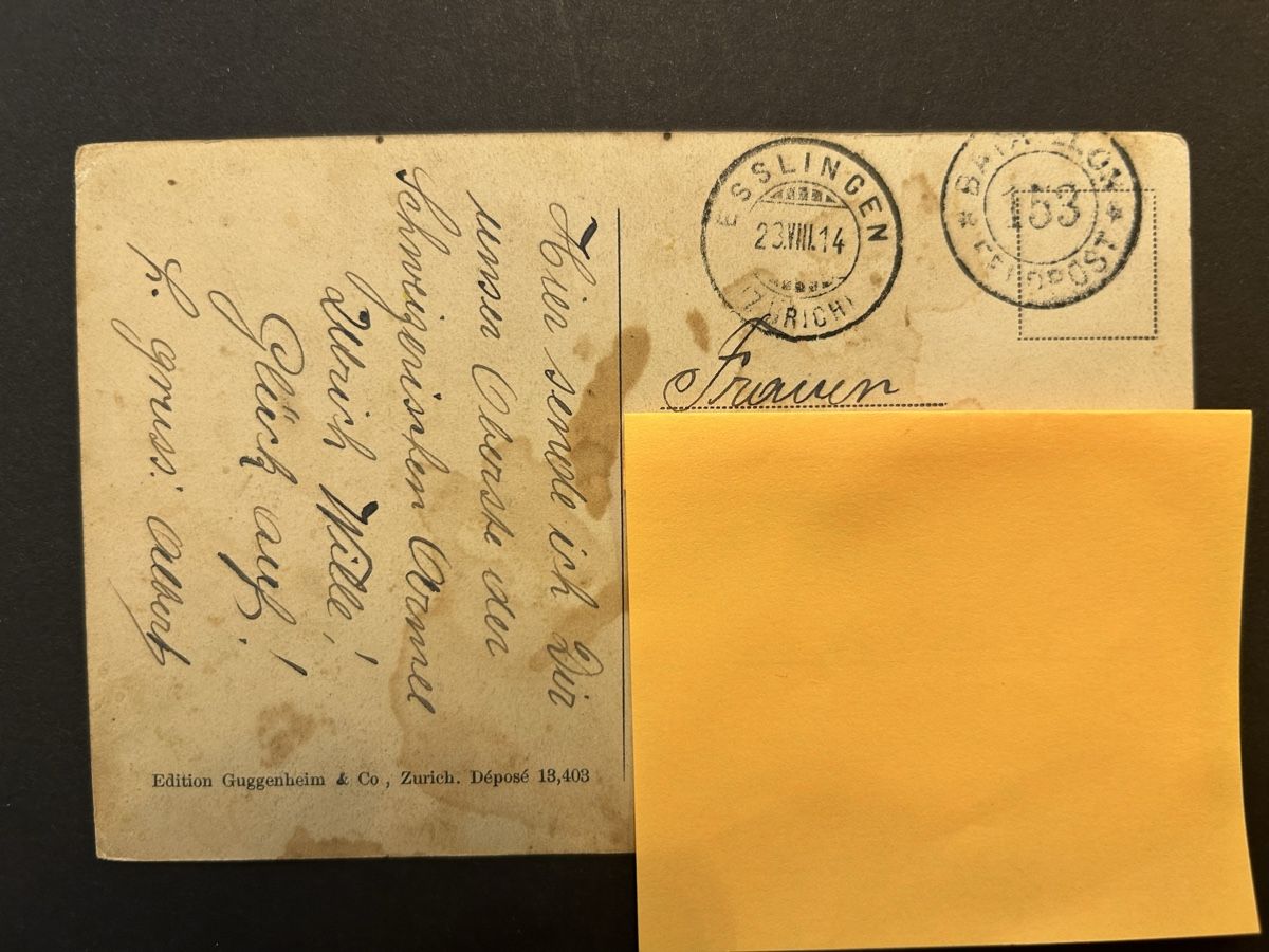 AK Militär General Wille (Stemp. Bat.153) (Gebraucht) in Fanas für CHF ...