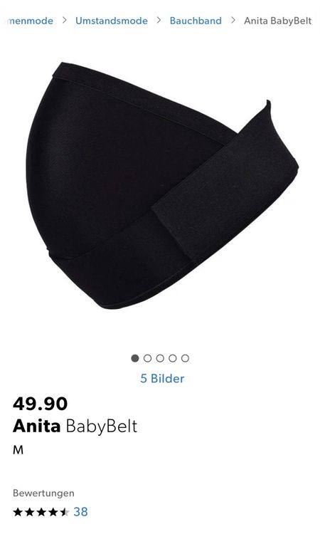 Anita Babybelt/ Bauchband für Schwangerschaft | Kaufen auf Ricardo