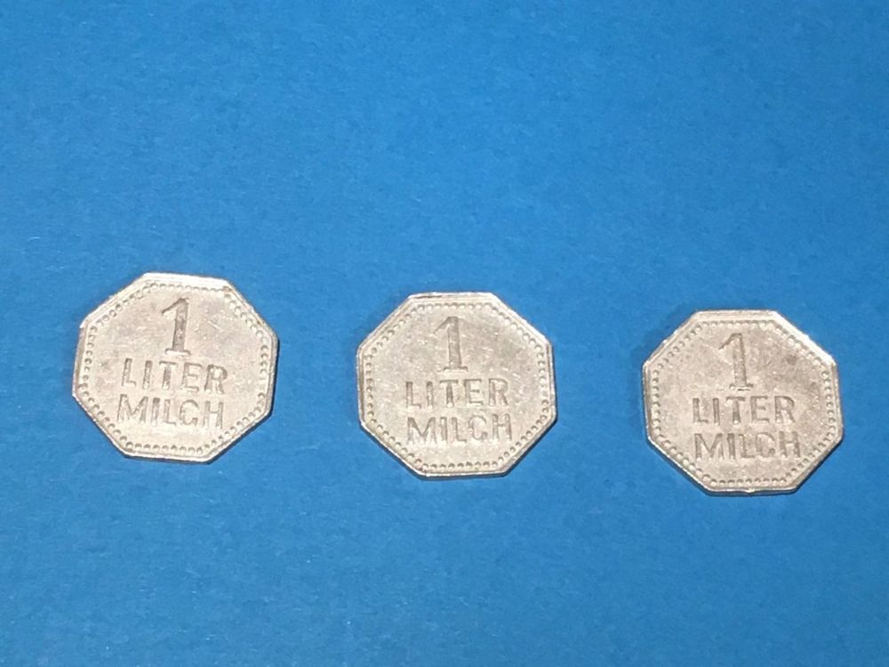 Jetons für 1 Liter Milch 3 Stück | Kaufen auf Ricardo
