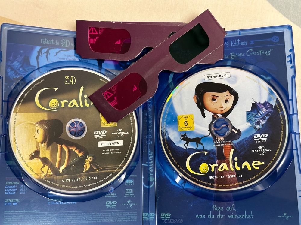 2 Disc Collector's Edition DVD - CORALINE | Kaufen auf Ricardo