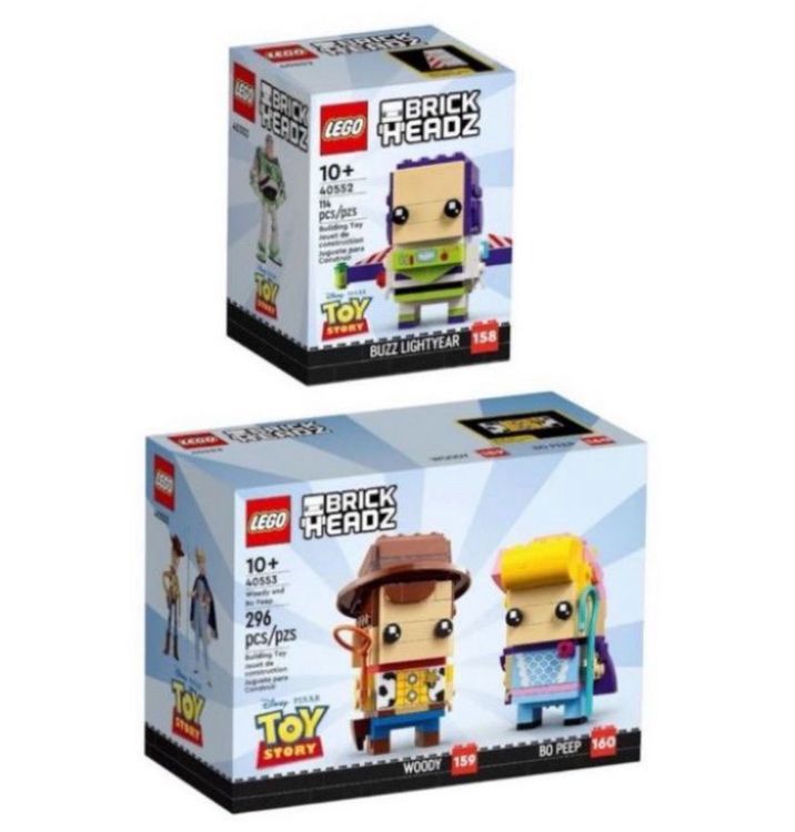 LEGO 40552 & 40553, Brickheadz, Toy Story Set (NEU) (Neu und ...