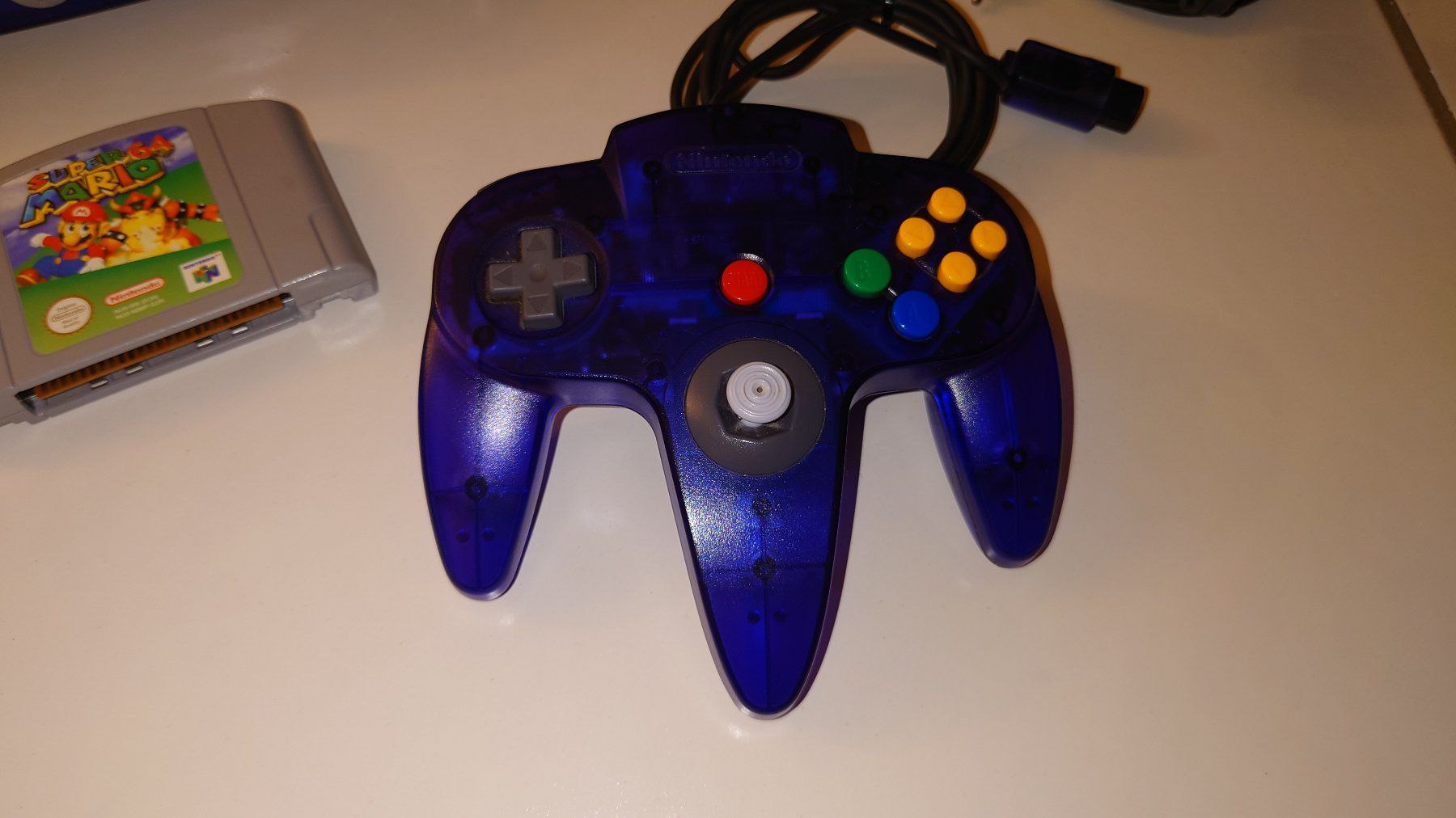 N64 Konsole Atomic Purple inkl. Super Mario 64 (Gebraucht) in ...