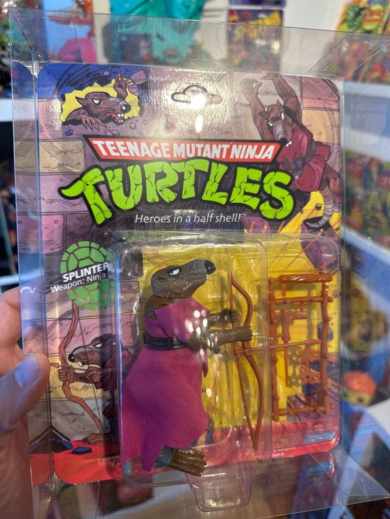 Turtles,Splinter, TMNT, Playmates, OVP, Cracked Blister,1988 | Kaufen ...