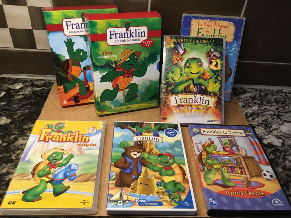 Lot de 10 dvd de Franklin et un jeu de PC (Gebraucht) in Les Hauts ...