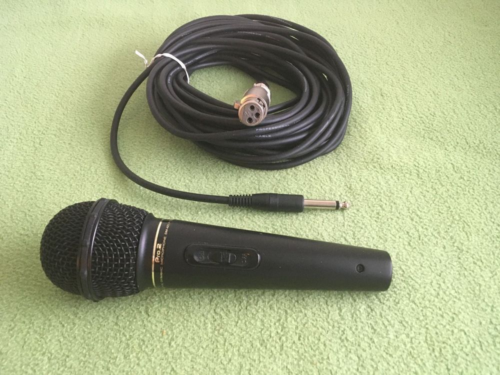 Mikrofon Pro.2, 600 Ohm mit 5 mtr. Kabel (Gebraucht) in Zwingen für CHF ...